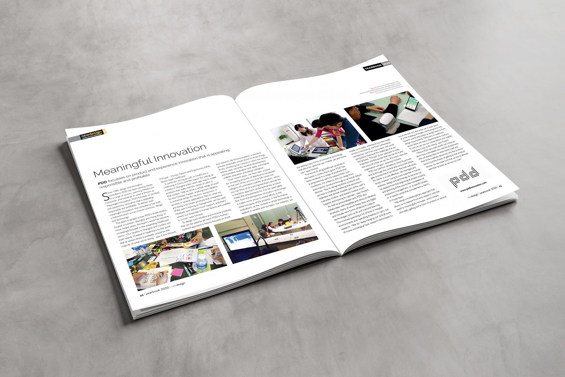 PDD features in the New Design Magazine Yearbook 2020 | PDD