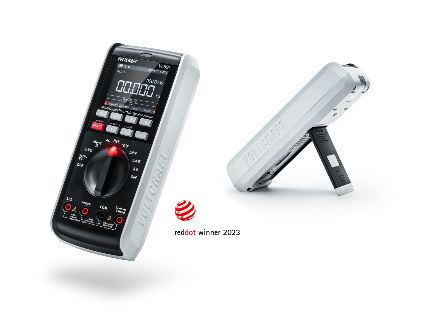 The Voltcraft VC 891 wins a Red Dot award 2023 | PDD